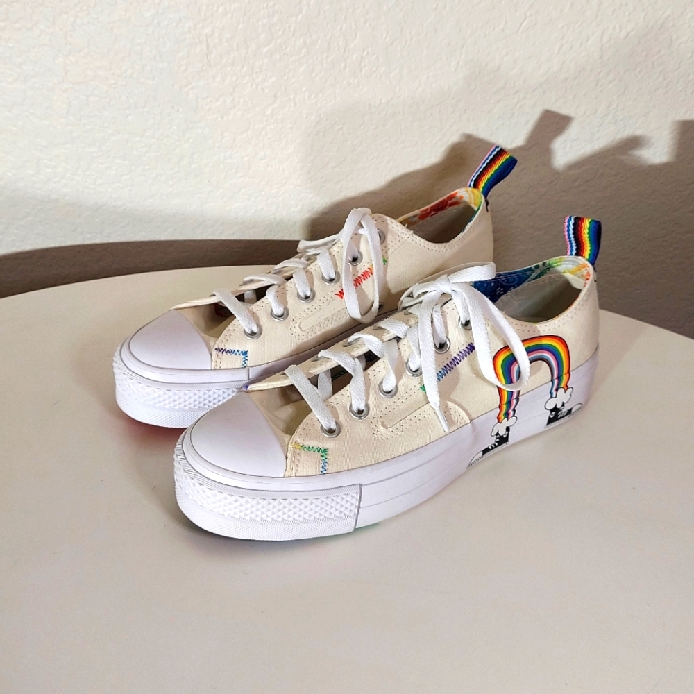 Converse Chuck Taylor All Star Rainbow P Platform Pri… - Gem